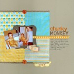 Chunky monkey: two-photo layout